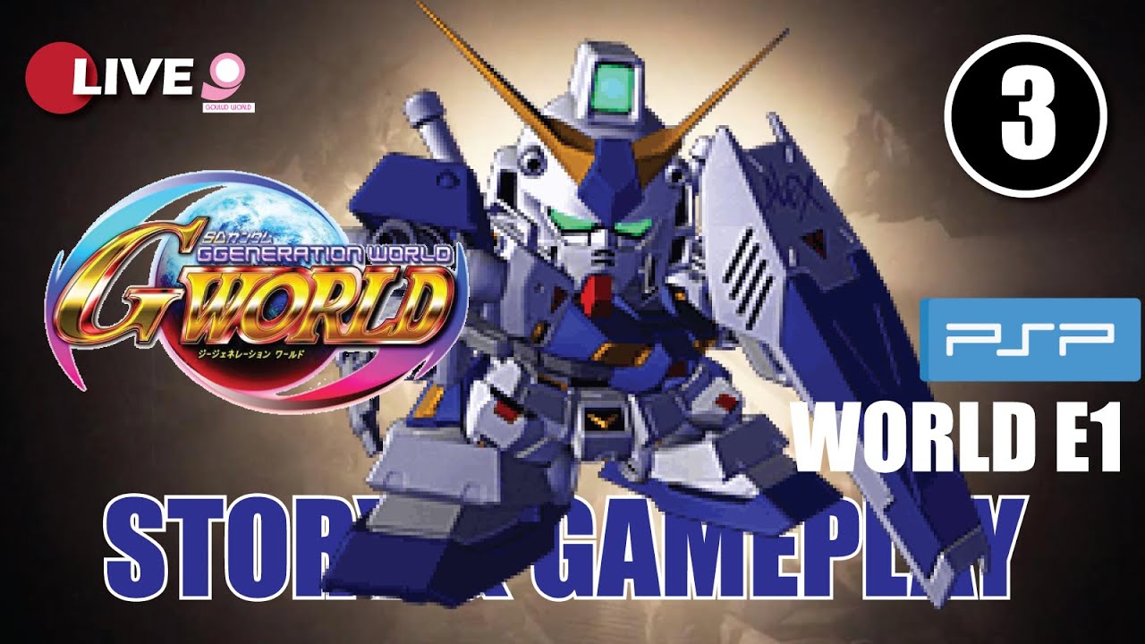 🔴Live SD G Generation G World / Story & Gameplay / World EX1 / PSP - YouTube