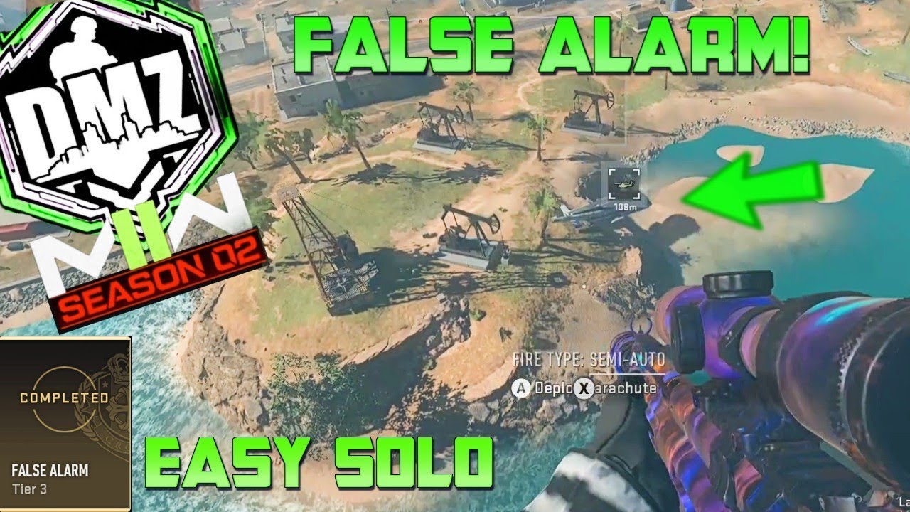MW2 DMZ "FALSE ALARM" EASY SOLO GUIDE! SIGNAL ALL 3 EXFILS IN AL MAZRAH ...