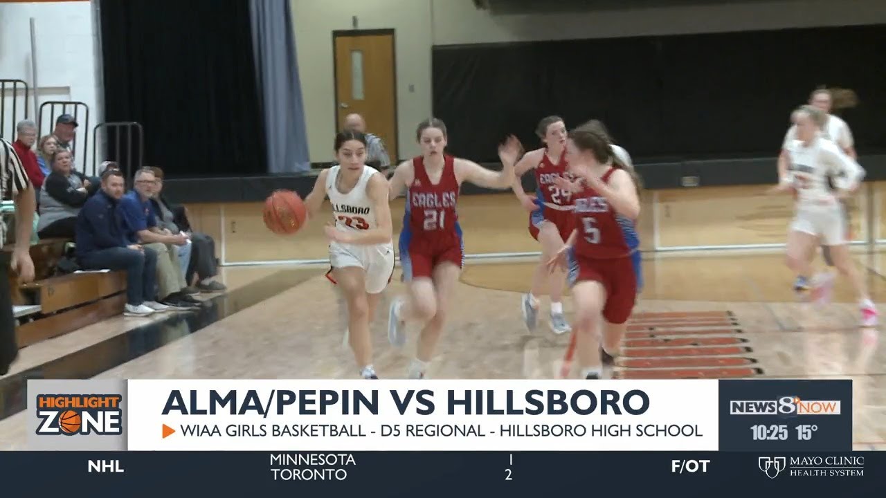 High School Basketball: Alma/Pepin vs. Hillsboro - YouTube