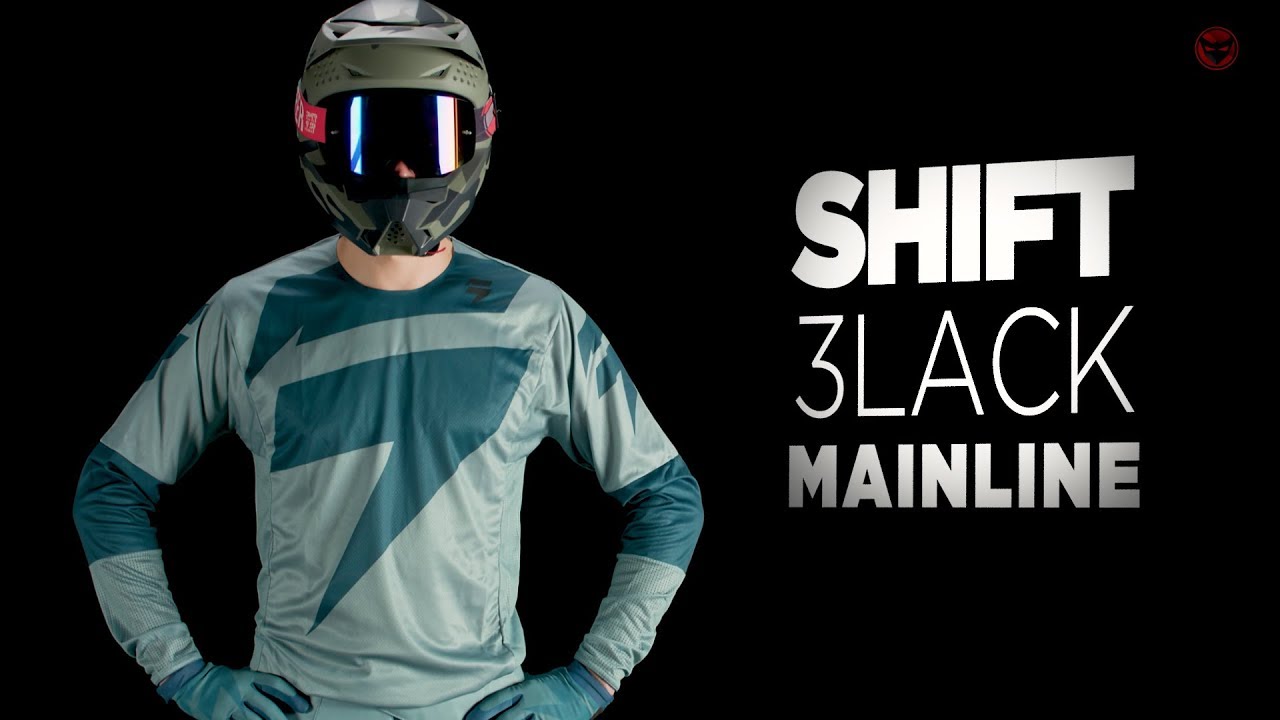 Shift 3LACK Mainline - MX Clothing Kit - YouTube