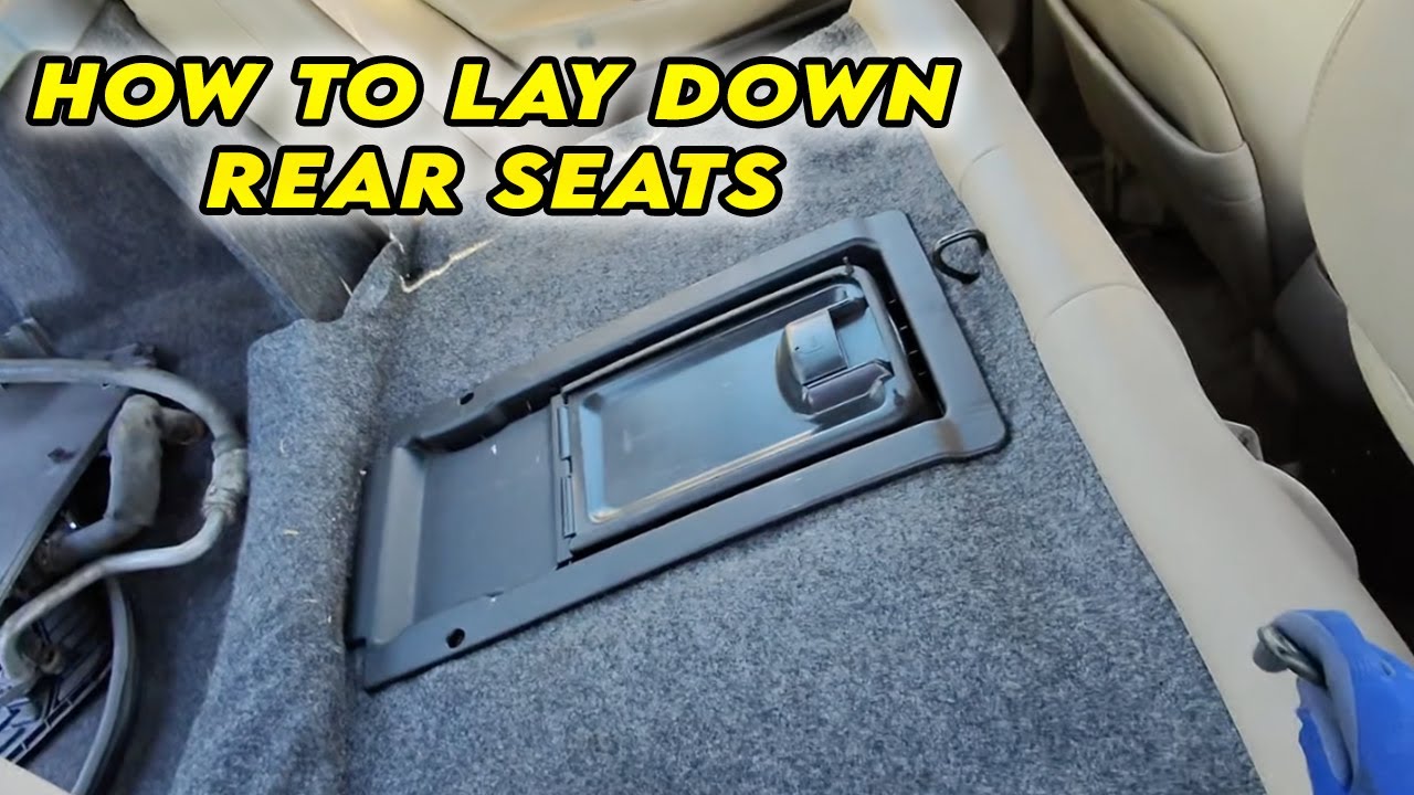 Honda Accord 1998-2002: Fold Down Rear Seats Flat - YouTube