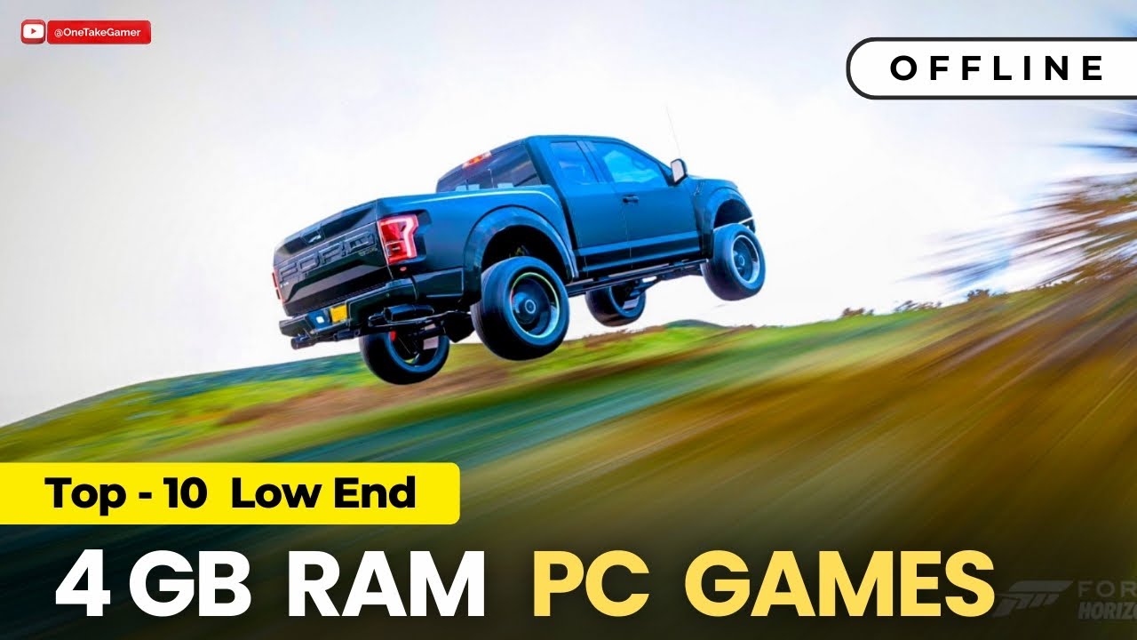 Top 10 Games for 4GB Ram PC without Graphics Card || Offline PC Games ...