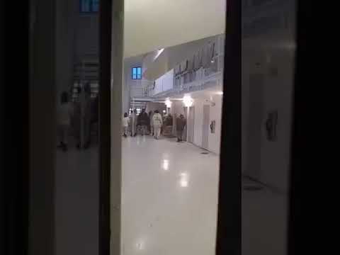 Lee county prison riots inmate getting jumped and stabbed - YouTube