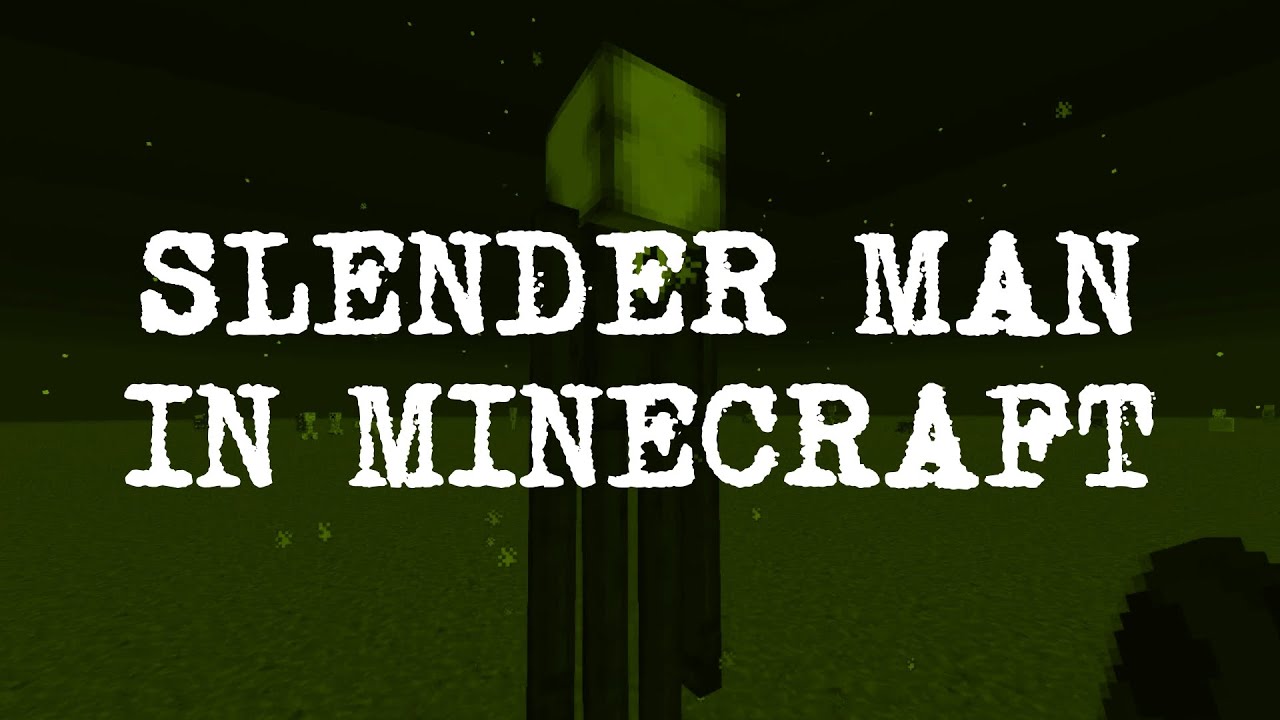 32 bit Slender Man Skins for Minecraft's Enderman - YouTube
