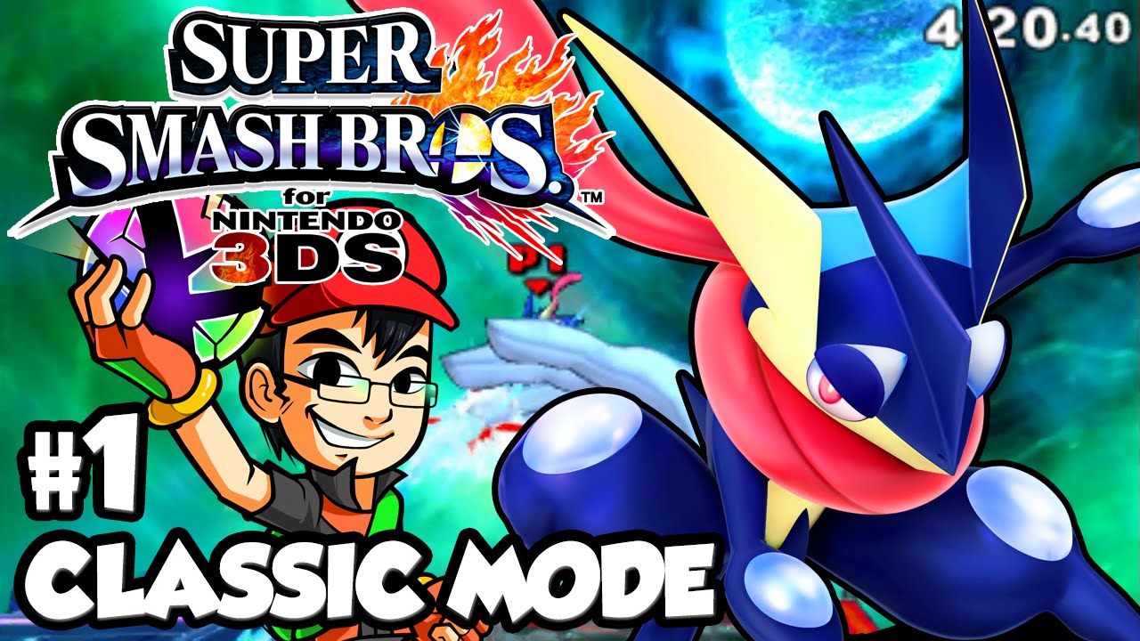 Super Smash Bros. for 3DS - Classic Mode w/ Greninja - YouTube