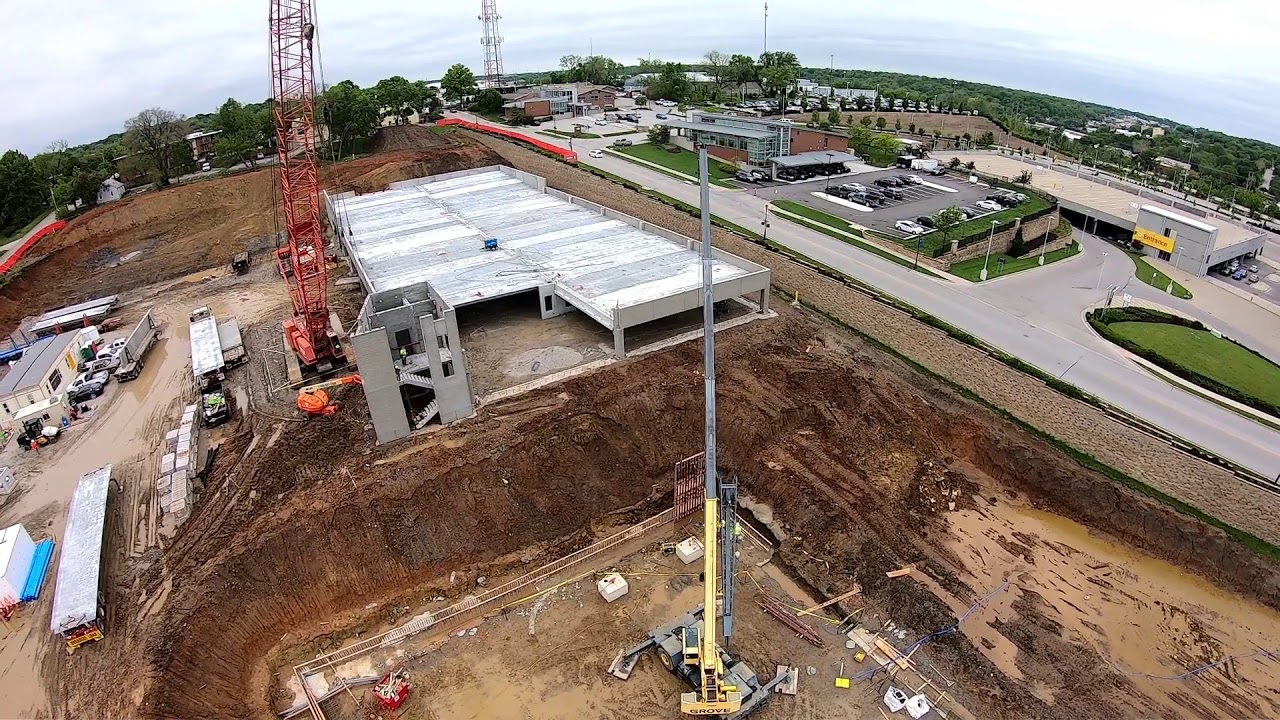 Merriam Community Center Construction: May 2019 - YouTube