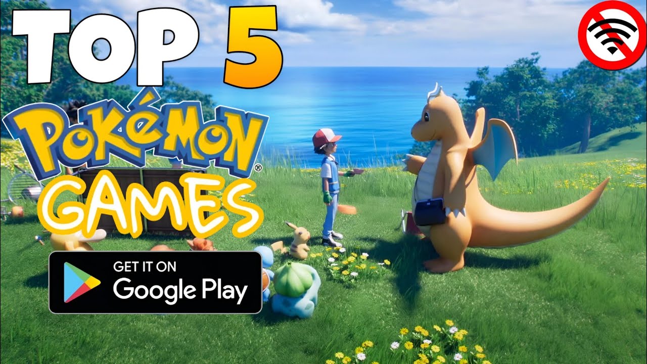 Top 5 Pokemon Games in Play Store | Top 5 Best Pokemon Games Android ...