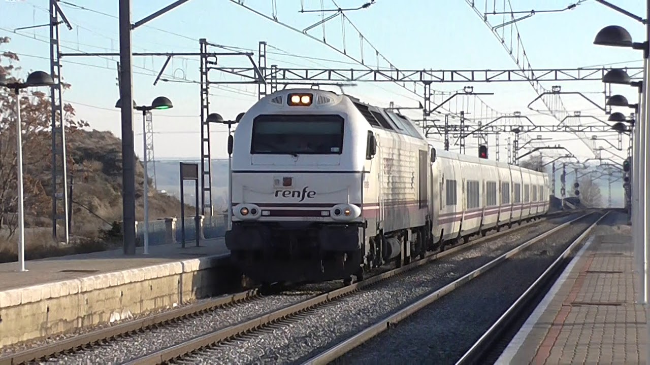 Renfe Altaria - 334.024 con Talgo Murcia Madrid en Ciempozuelos - YouTube