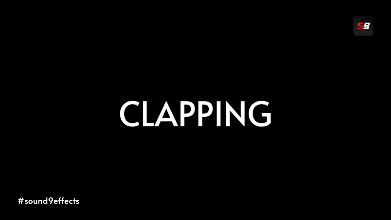 CLAPPING : Sound effect #sound #sound9effects - YouTube
