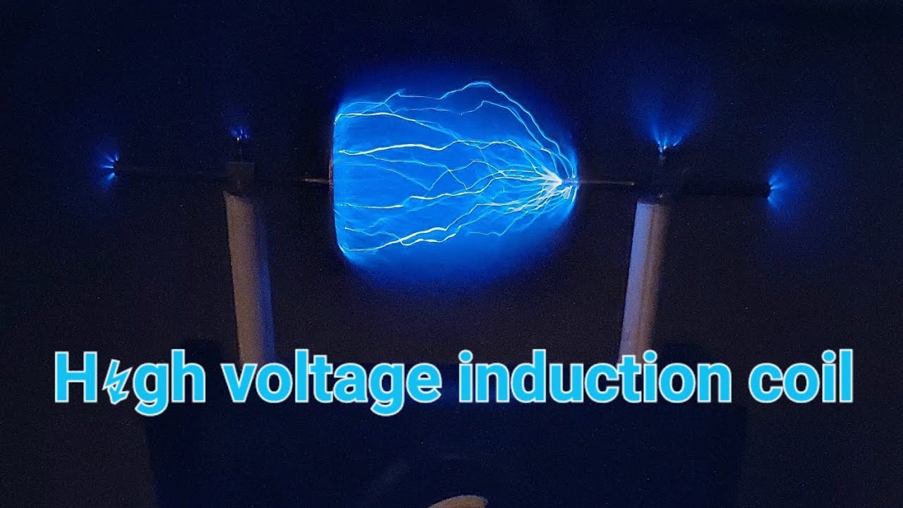 Homemade high voltage induction coil ⚡️ - YouTube