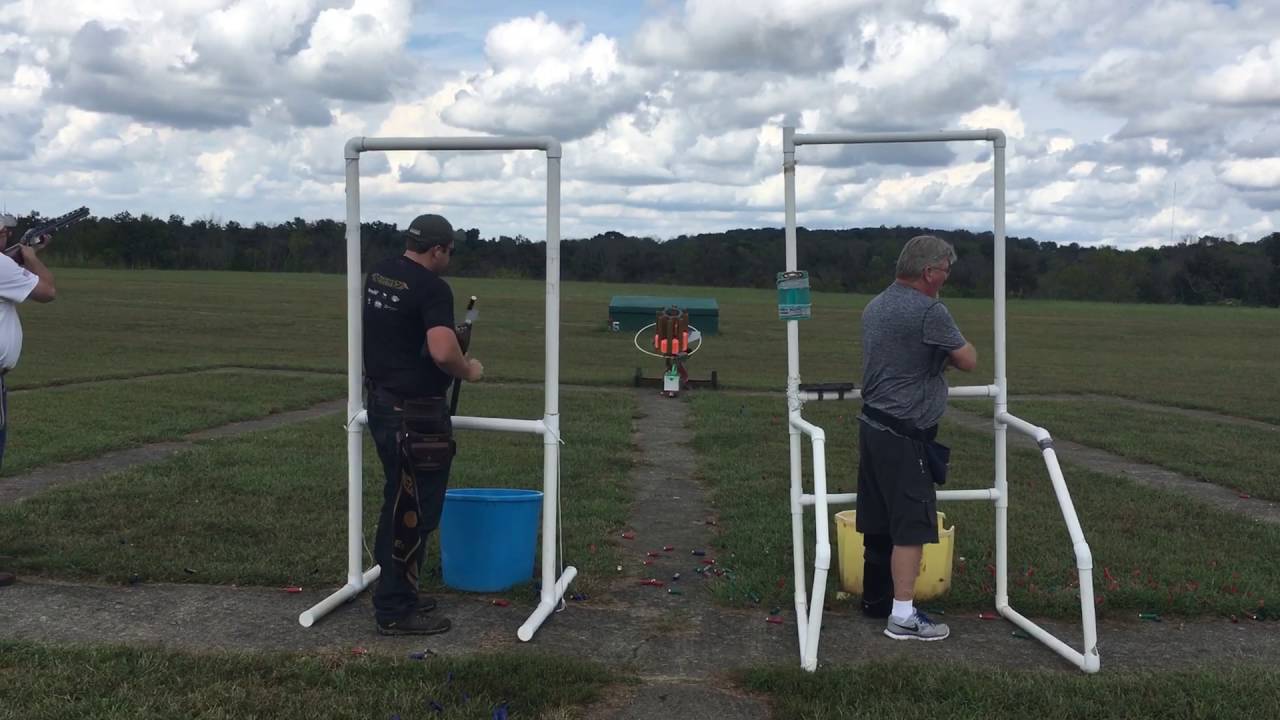 Flurry clay target shooting - YouTube
