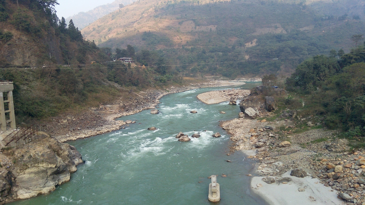Mountain River at Nepal, it is Beautiful - YouTube
