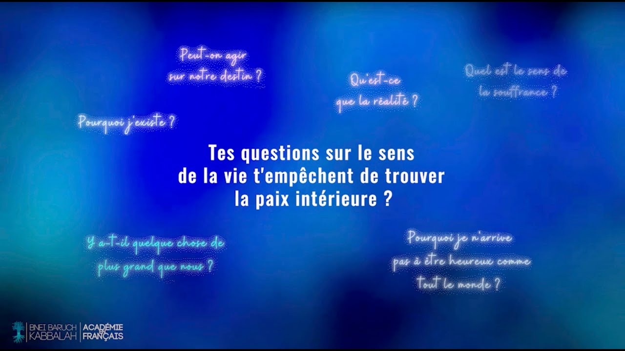 Des réponses à nos questions existentielles - YouTube