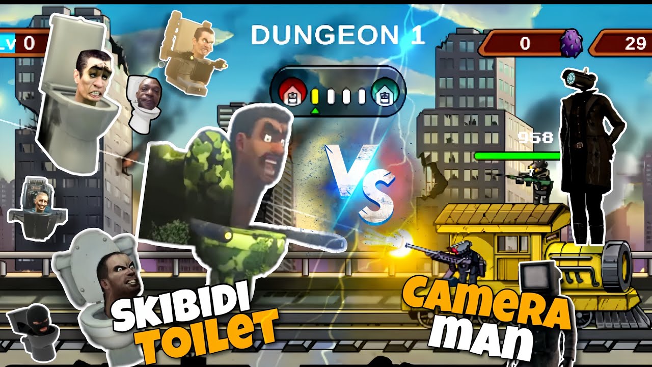 Skibidi Toilet Vs Cameraman / New Train Fight / New Gameplay \\ - YouTube