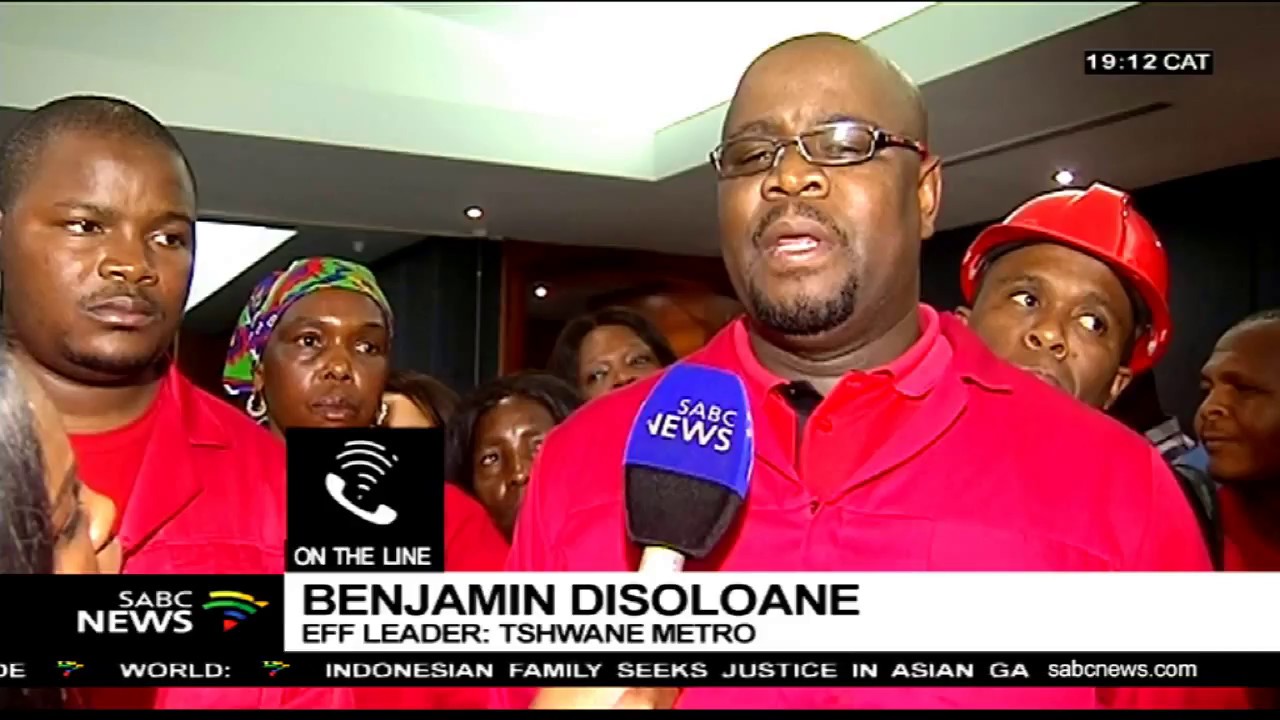 EFF to fight for removal of Msimanga as Tshwane mayor: Benjamin ...
