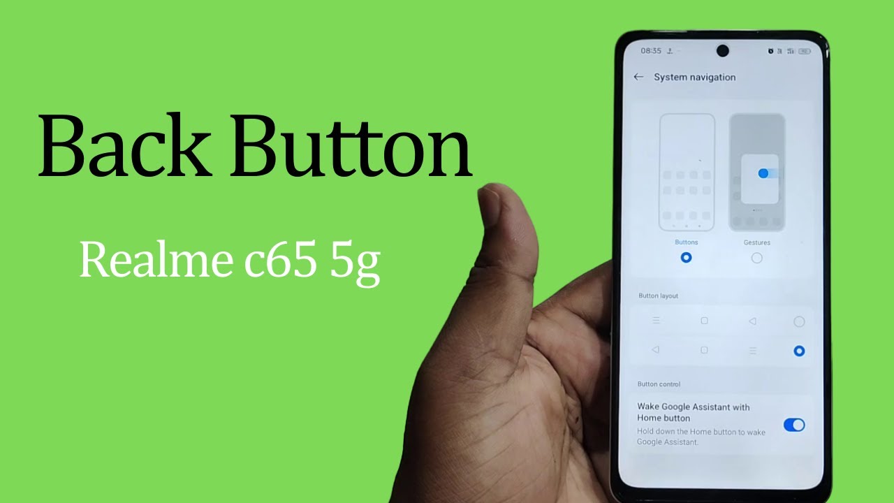 Realme c67 5g back button setting | Realme c67 me back button kaise ...