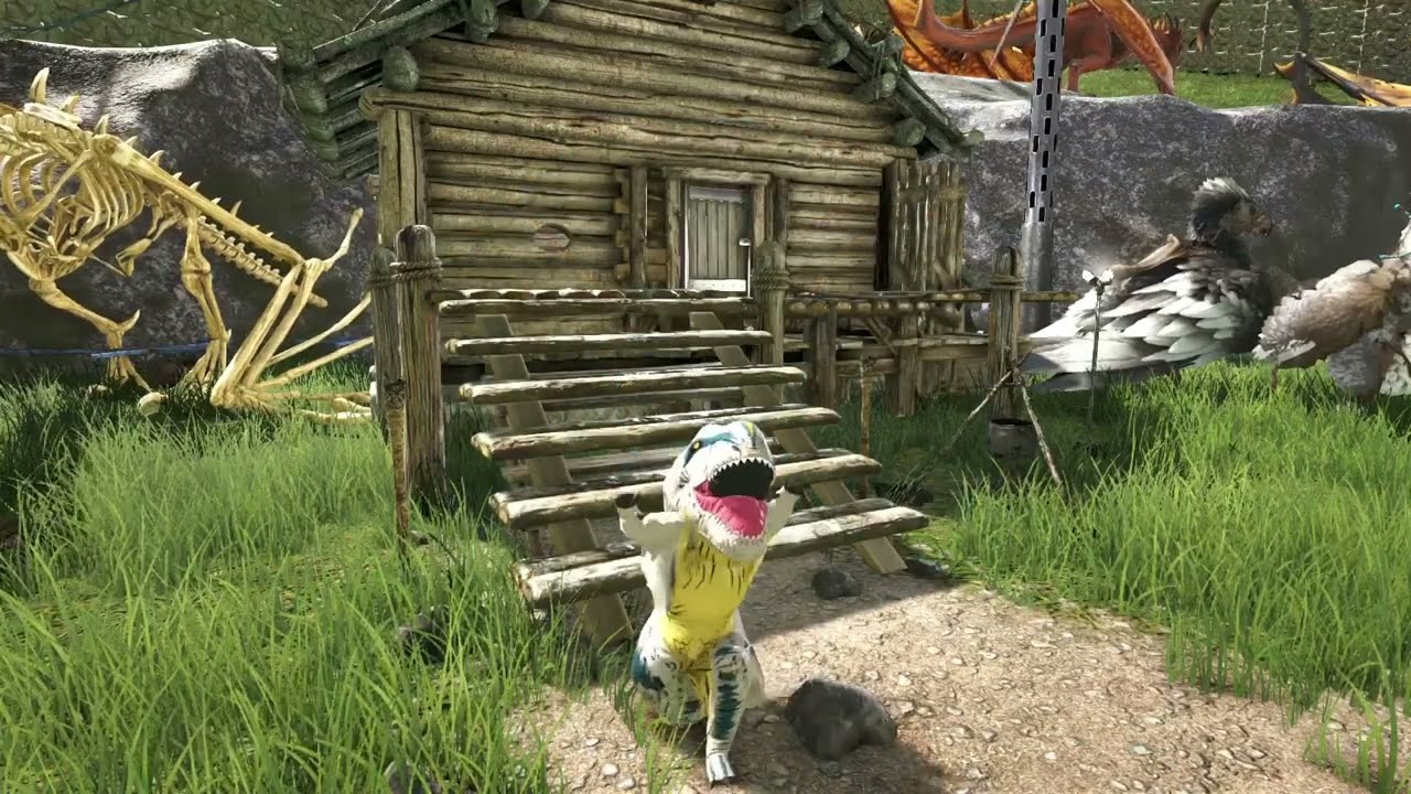 Ark T-Rex backflip - YouTube