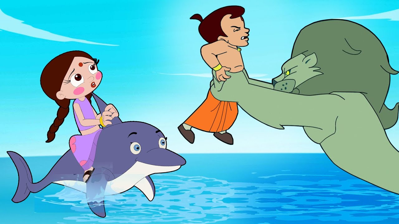 Chutki - Sea Lion attacks Bheem | Fun Kids Videos | Cartoons for Kids ...