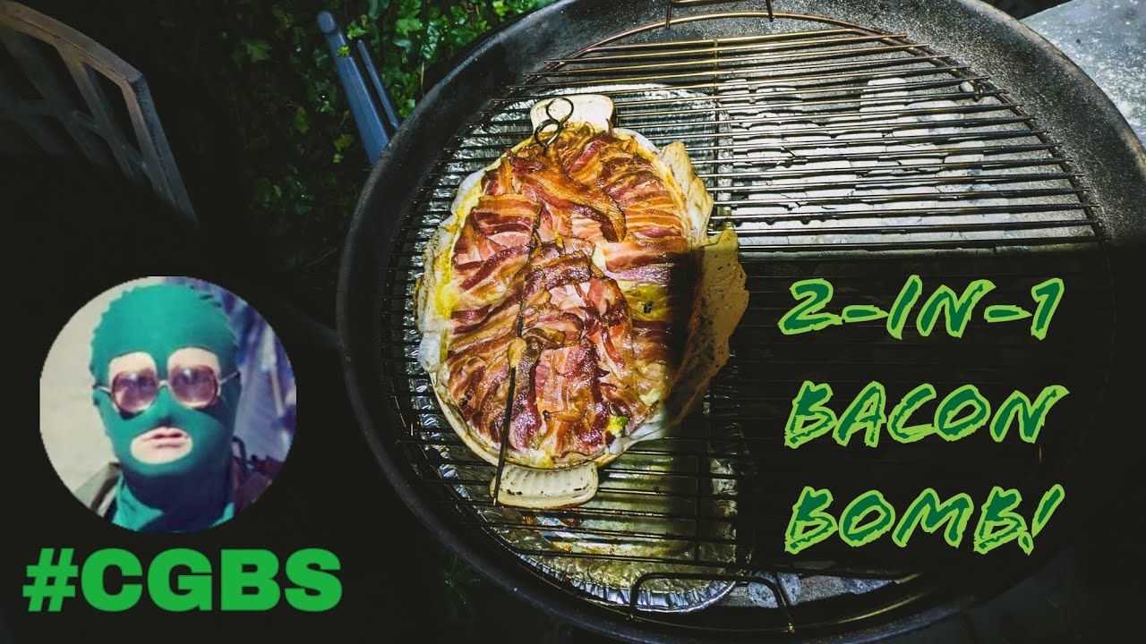 Cooking a bacon bomb on a Weber kettle. Inspired by Cooking Green ...