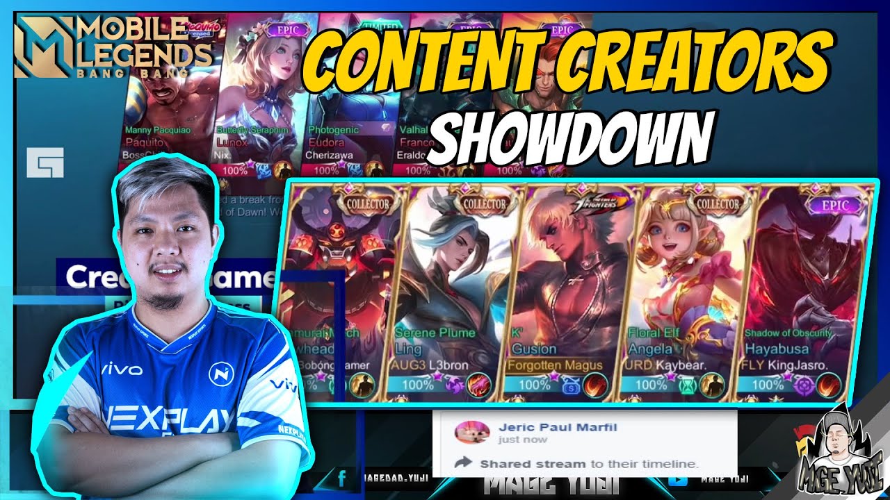 CONTENT CREATORS SHOWDOWN FT L3BRON, BOBONG GAMER, KAYLA, AT KING JASRO ...