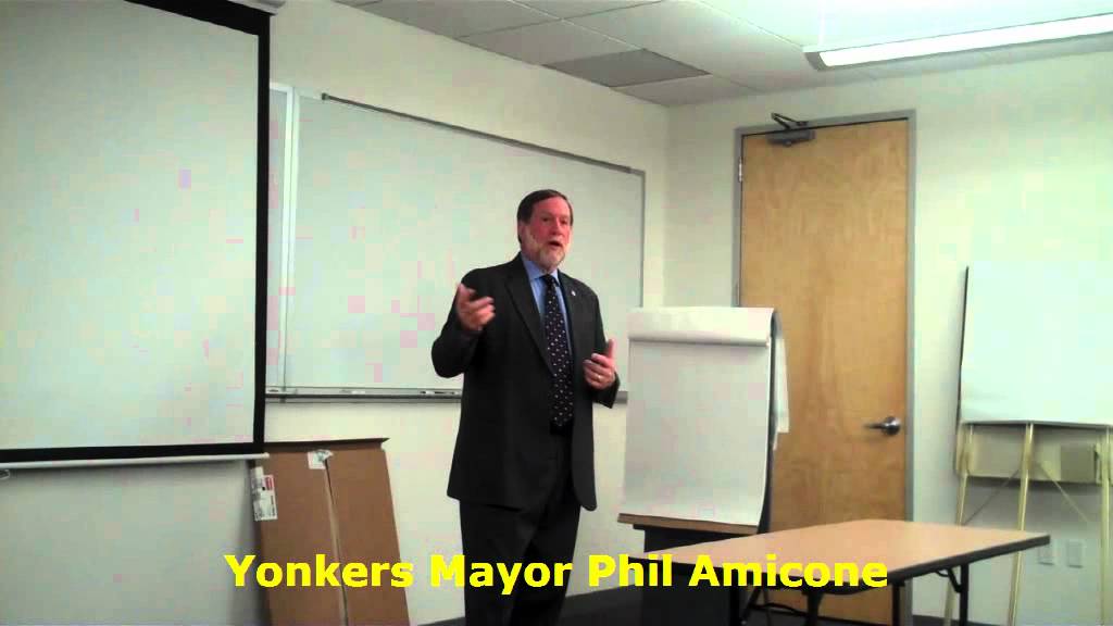 Yonkers Mayor Phil Amicone, Guest Speaker at WPAR's CID Meeting - YouTube