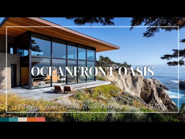 Contemporary Oceanfront Villa Oceanfront Oasis: Modern Homes With
