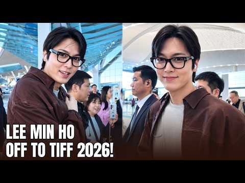 Lee Min Ho Toronto'ya Doğru Yola Çıktı... Şimdi Herkes TIFF 2026'yı Bekliyor!