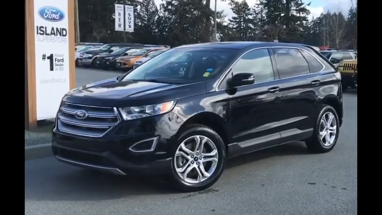 2018 Ford Edge Titanium W/ keyless Entry, backup camera review| Island ...
