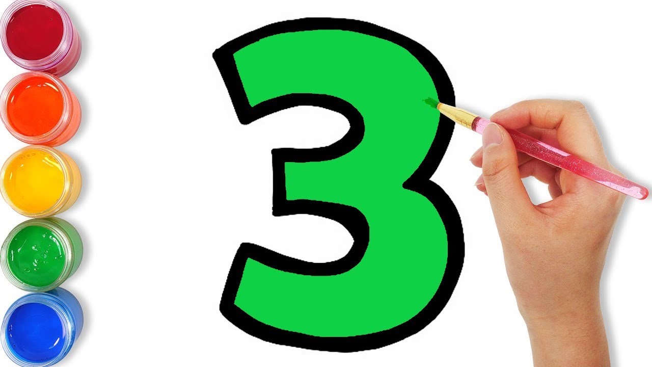 How to draw a number? - YouTube