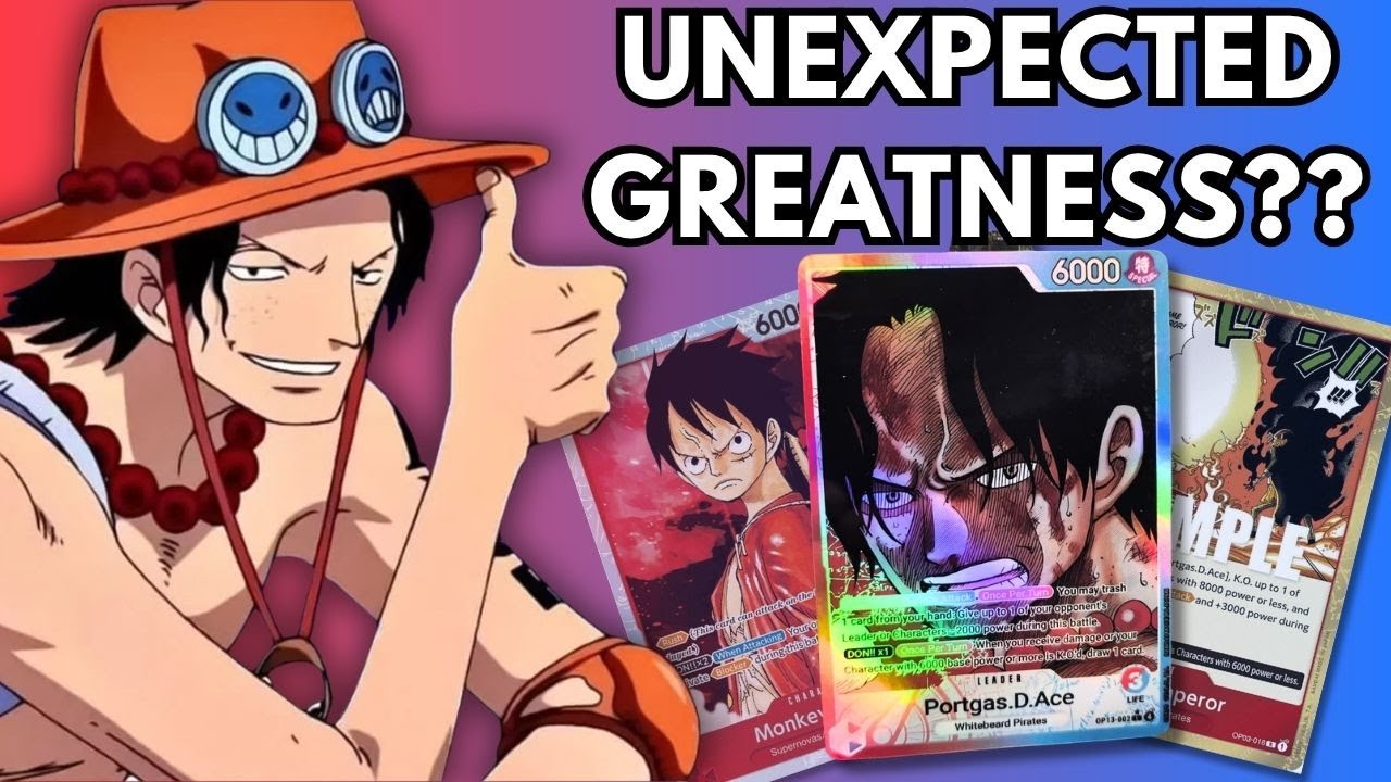 ACE is THE FLAME EMPEROR in OP13! - Red/Blue Portgas D. Ace MEME Deck ...