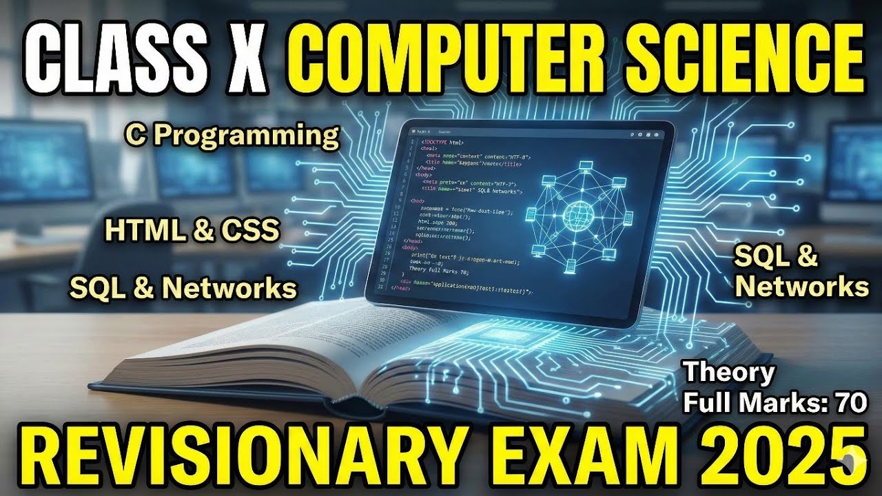 Class 10 Computer Science Solved Paper | Pre Board Exam 2025 Full ...