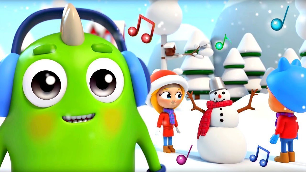 Snow Is All Around song for kids & more nursery rhymes about winter ...