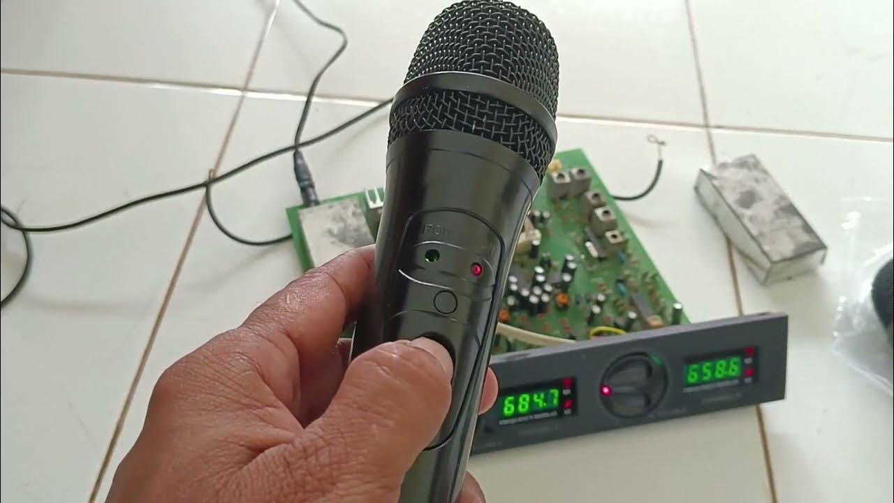 Tips Memperbaiki MIC Wireless, Cara Menggeser atau Mengubah Frekuensi MIC Wireless - YouTube