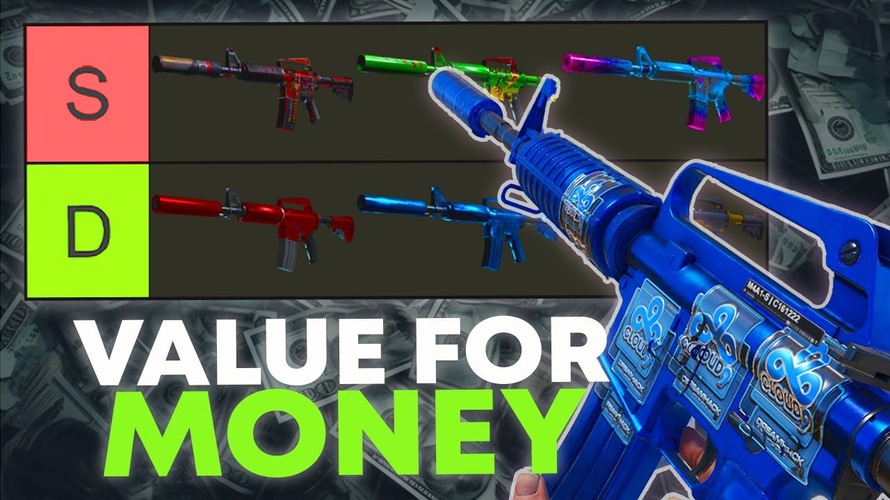 Best Value For Money M4A1-S Skin Tier List - YouTube