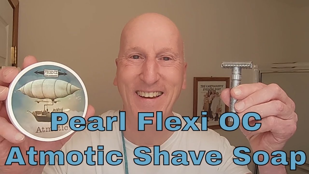 A Cold Wave Shave with the Pearl Flexi Open Comb Razor & Atmotic Shave ...
