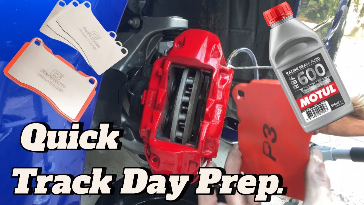 Quick Track day prep for the Teggy.. - YouTube