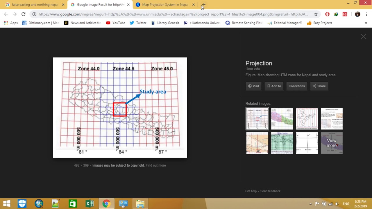 False Easting and Northing concept (In the case of nepal) - YouTube