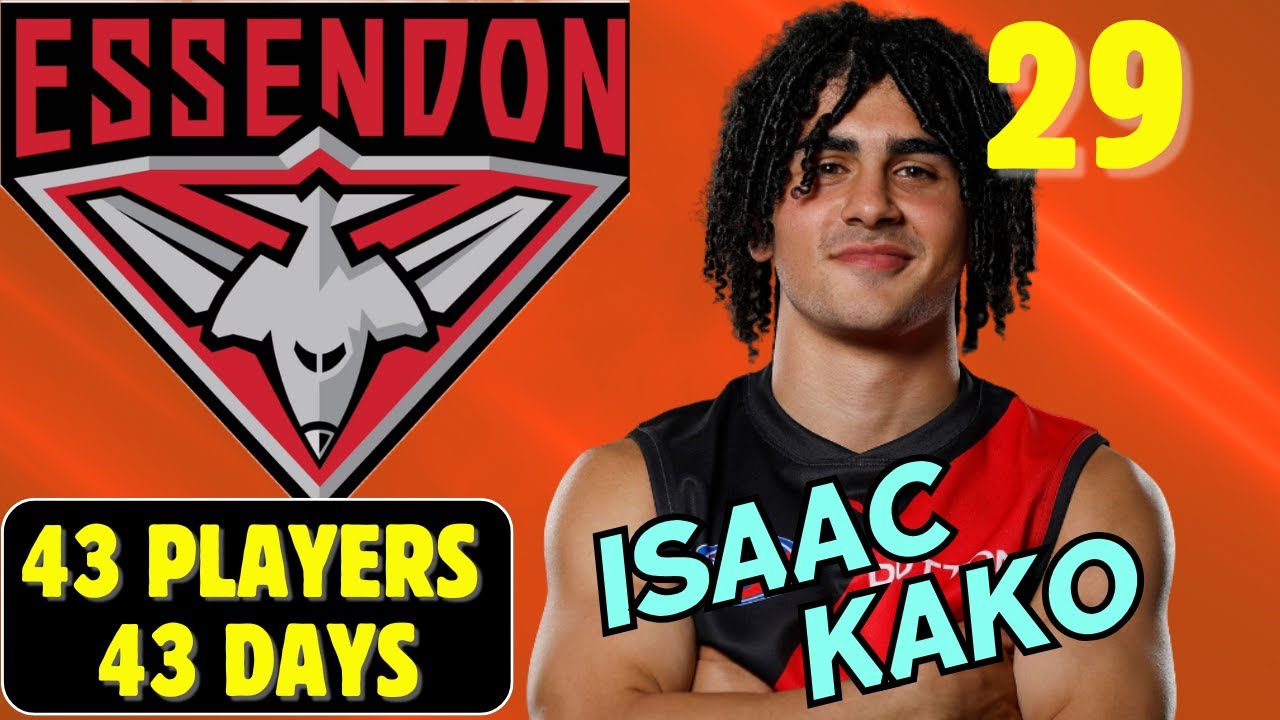 Can ISAAC KAKO Be The DOMINANT Small Forward ESSENDON Need? 43 Players ...