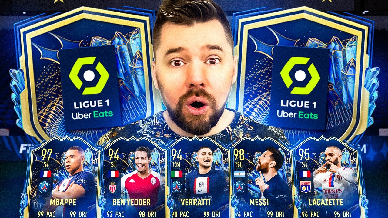 25x Ligue 1 TOTS Player Packs! - YouTube