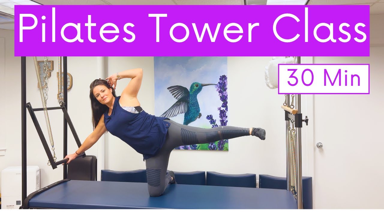 30 MIN PILATES TOWER WORKOUT || Full Body Intermediate Pilates - YouTube