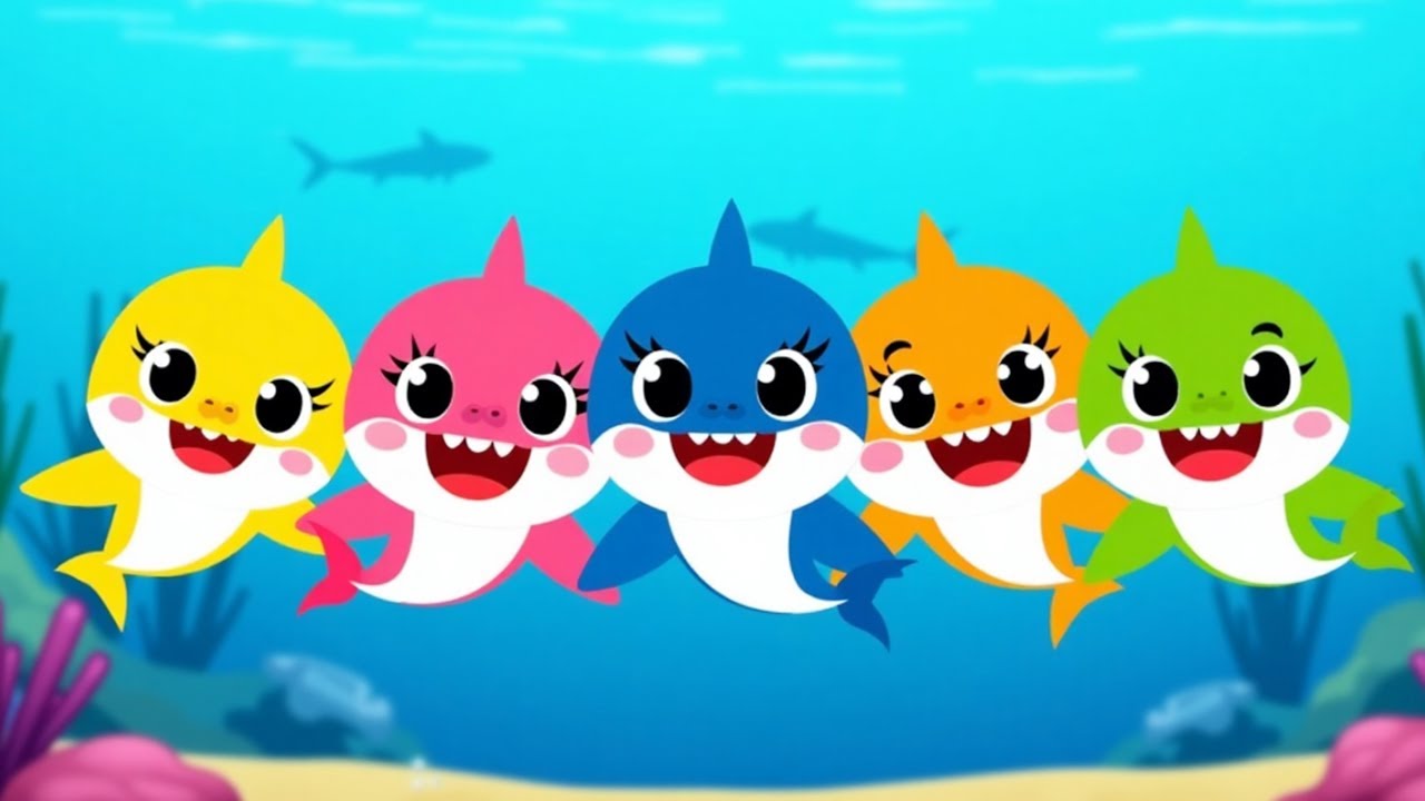 Baby Shark con Letra y Música 🏖️ para Cantar en Familia - YouTube