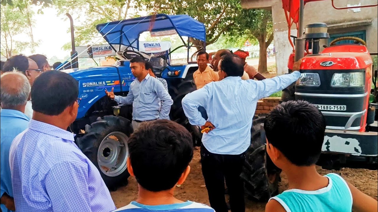 Part-2 Demo Mahindra & sonalika power test, new tractor video,, - YouTube