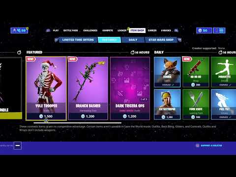 FORTNITE LIVE ITEM SHOP ROTATION - YouTube