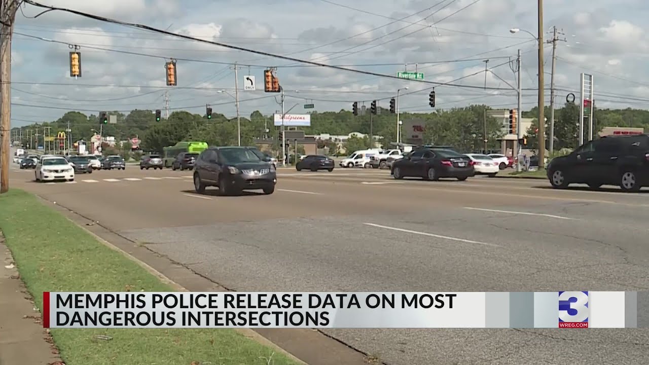 The most dangerous intersections for wrecks in Memphis, according to ...