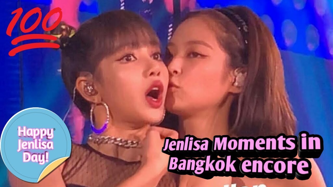 Jenlisa Moments in Bangkok encore (Last world tour of Blackpink ) - YouTube