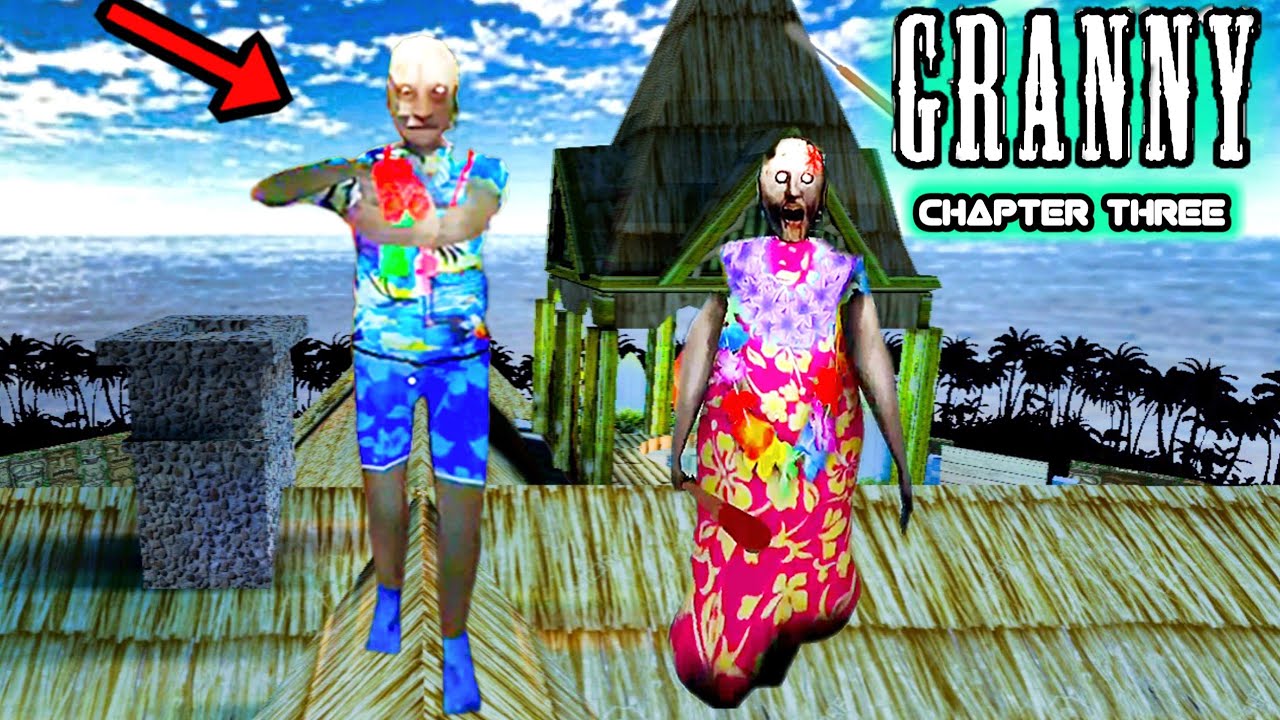Granny 3 Beach Summer Mod Gameplay - YouTube