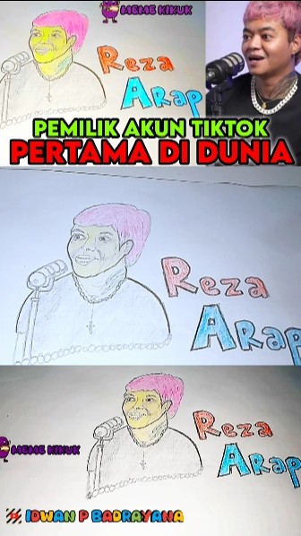 REZA ARAP #meme #drawing #tiktok #shorts - YouTube