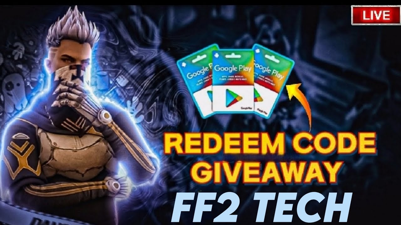 LIVE REDEEM CODE GIVEAWAY !! FF2 TECH IS LIVE - GARENA FREE FIRE MAX ...