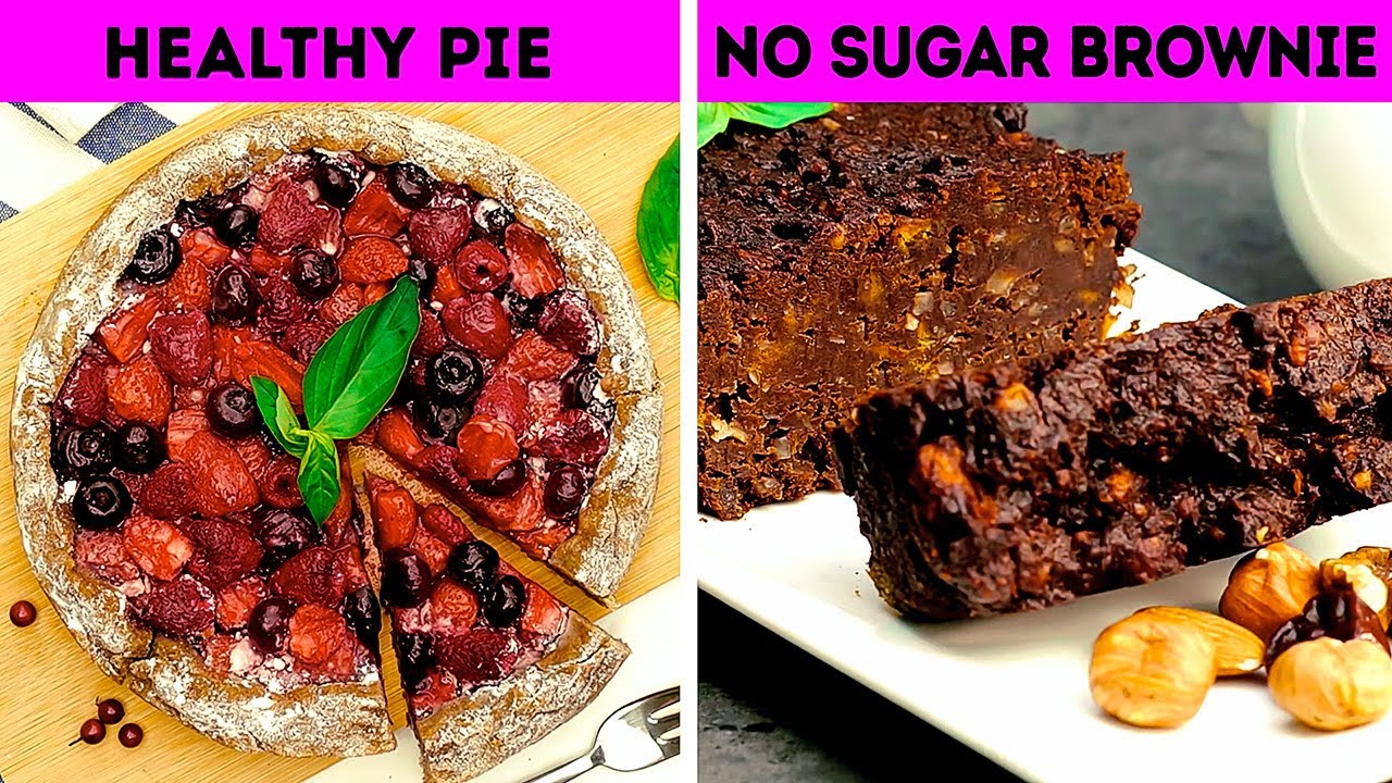 24 DE LAS MEJORES RECETAS SIN AZÚCAR QUE SON MUY DELICIOSAS - YouTube