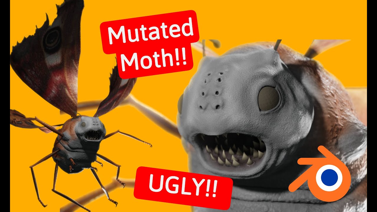 Mutant Moth (Ugliest thing I've Made!!!) - Creature Showcase - YouTube
